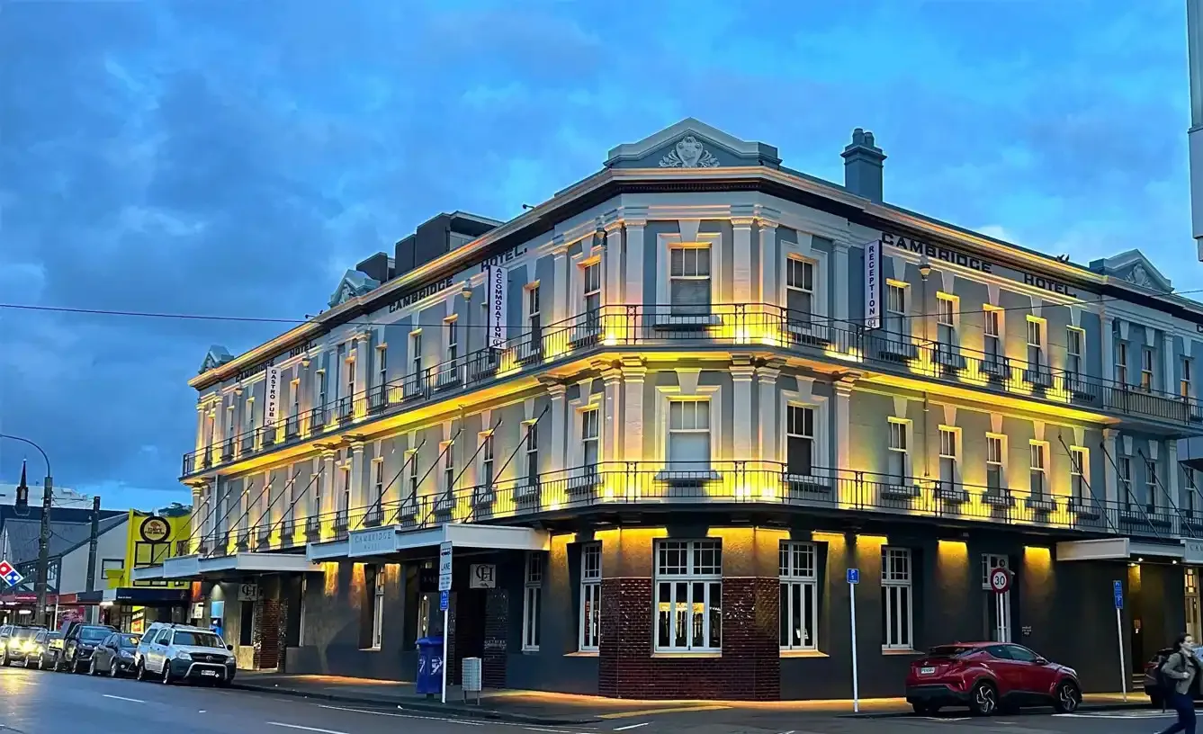 Cambridge Hotel Rooms Cambridge Hotel The Bridge Restaurant and Bar Wellington